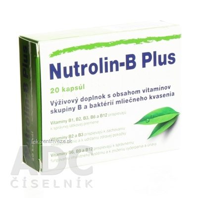 Nutrolin B - recenzia a skúsenosti s prípravkom + ceny - Imunita Online
