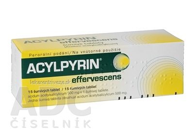 Acylpyrin - lieku proti bolesti, horúčke a chrípke (+ účinky, prehľad ...