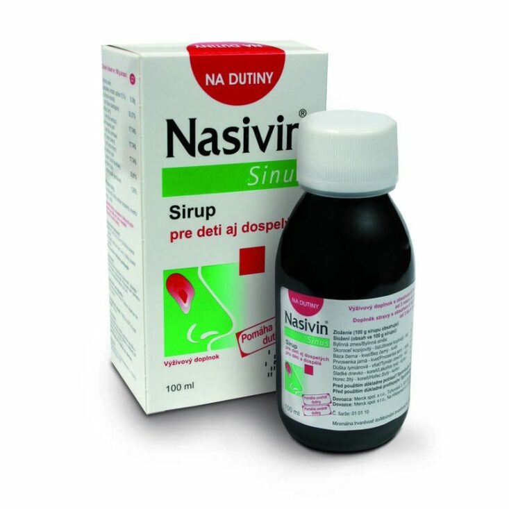 Nasivin Sinus sirup (recenzia) - na uvoľnenie hlienu - Imunita Online